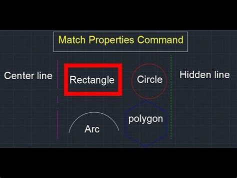 AutoCAD Match Properties Command Command Autocad Center Line
