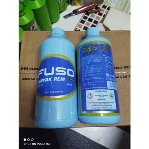 Jual Minyak Rem Mobiltruk Fuso Dot 3 Netral 1 Liter Shopee Indonesia