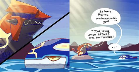 Groudon Vs Kyogre Continued 9gag