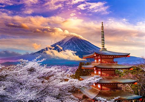 Puzzle el Góra Fudżi Japonia sklep GryPlanszowe pl puzzle dla dorosłych cena opinie