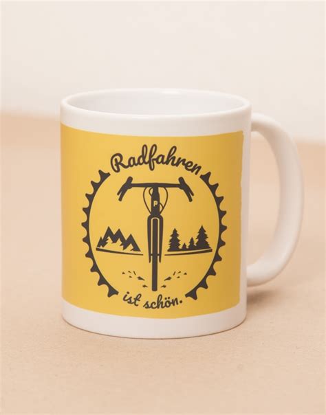 Päfjes Gravel Radfahren Ist Schön Tasse Gelb