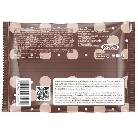 Tajada Comapan Chocolita 68 Gr Img 2
