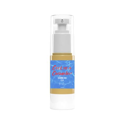 Cool As A Cucumber Calming Red Serum Tru Love Co