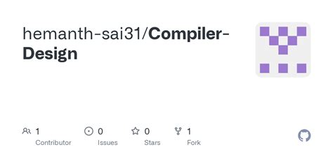 Github Hemanth Sai Compiler Design