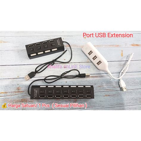 Jual Kabel Sambungan Perpanjang Perbanyak Terminal Extension Ektension USB Type B 2 0 Hub 4 7
