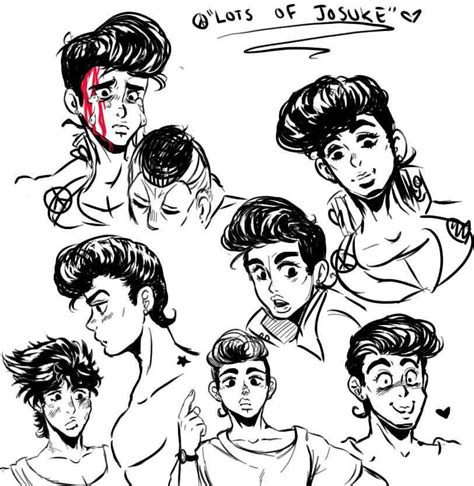I Cant Draw A Consistent Josuke But Here Are Duwang It Like