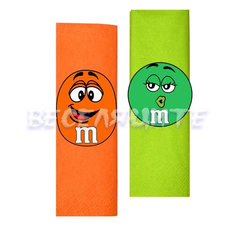 Парти салфетки Бонбони ММ 10бр наш модел Онлайн магазин за парти артикули Веселяците