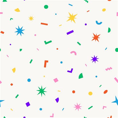 색 배경의 멤피스 원활한 패턴 ⁇ 터 일러스트레이션 10 Eps 프리미엄 사진