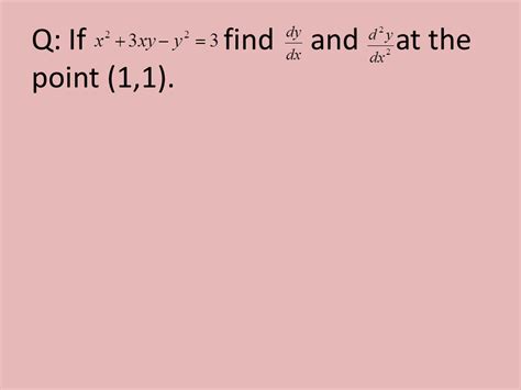 Math12 Further Differentiation