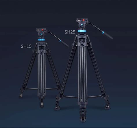 Sirui SH15 Aluminum Video Tripod with Fluid Head