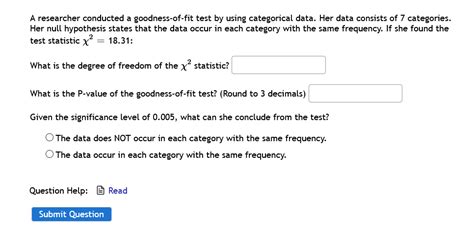 Solved You Are Conducting A Goodness Of Fit Chi Squared