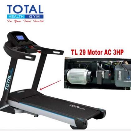 Treadmill Elektrik TL 29 AC Auto Incline Total Fitnes