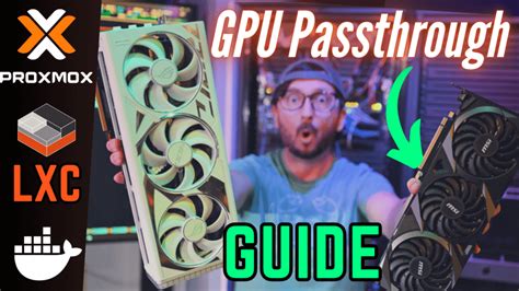 Proxmox Lxc With Docker Gpu Passthru Setup Guide Digital Spaceport