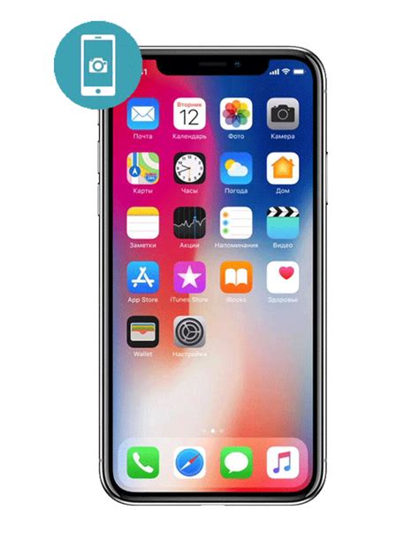 Замена камеры iPhone X в день обращения в течении 30 минут.