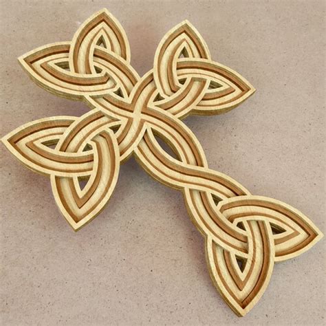 C69 Celtic Cross Scroll Saw Pattern Pdf Dxf Svg Eps Etsy