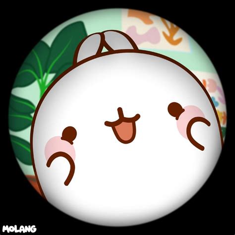 molang on x molang funny cartoon kawaii stickers