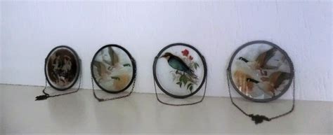 Nature Round Stained Glass Suncatchers Four Round Catawiki