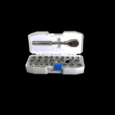 Socket Set Hart 26 Pc In White Case Usa Pawn
