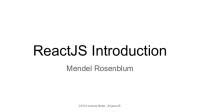 React Js Tutorial PDFCOFFEE