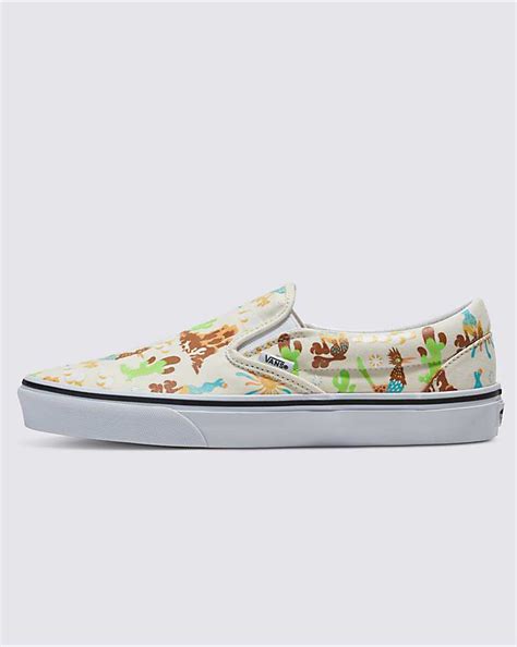 Vans Womens Or Mens Classic Slip On Shoes 2 Patterns