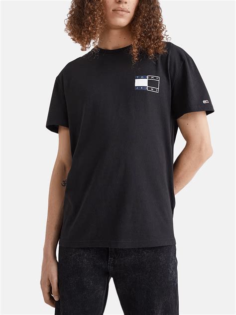 Tommy Jeans Twisted Flag Tee Mens T Shirt Nencini Sport