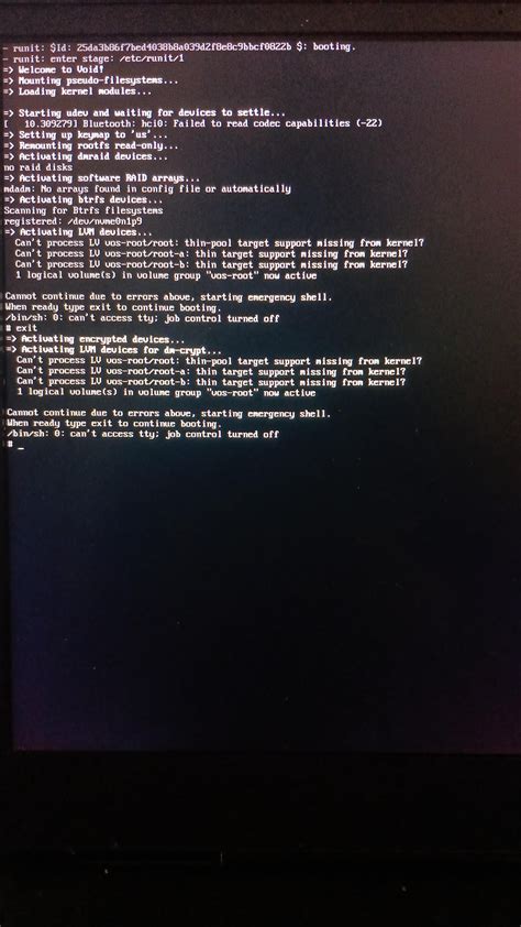 Booting Instalation Error Rvoidlinux