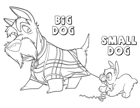 Big And Small Coloring Page Coloring Page To Download And Print Coloring Nation