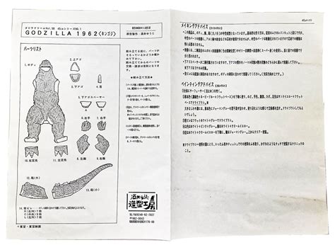 酒井ゆうじ造形工房 ゴジラ1962 キンゴジ