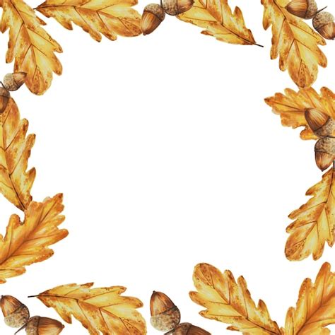 Oak Leaf Border Images Free Download On Freepik