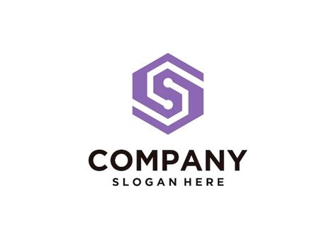 S 로고 디자인 기술 프리미엄 벡터