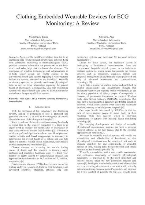 PDF Embedded Wearable Sensors Ecg DOKUMEN TIPS