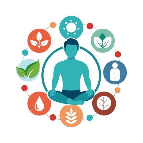 Male Wellness Symbols Vector Icons And Illustrations For Mens Health