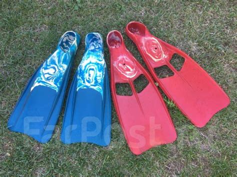 Ласты для плавания резиновые, б/у, в наличии. Цена: 1 500₽ в Артеме