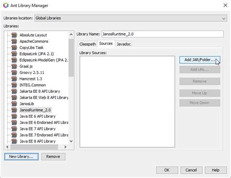 Janos Runtime Installation