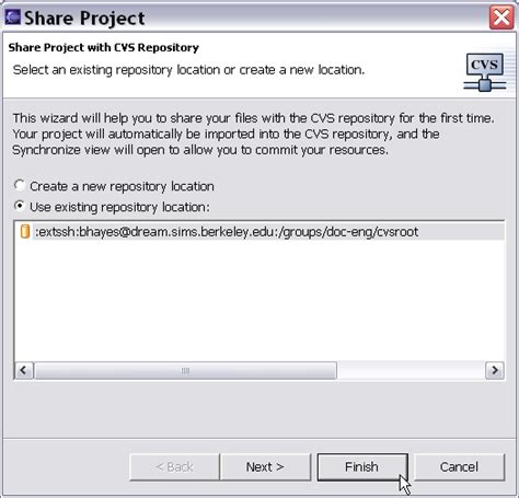 Sims Is 255 Version Control With Eclipse And Cvs