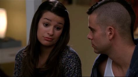 Glee Puck And Rachel Kiss Glee Recap Everyone Is All Grown Up Now
