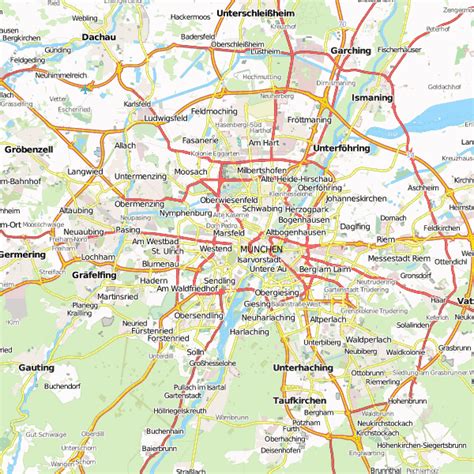 Stadtplan München Hotelbuchung und Attraktionen
