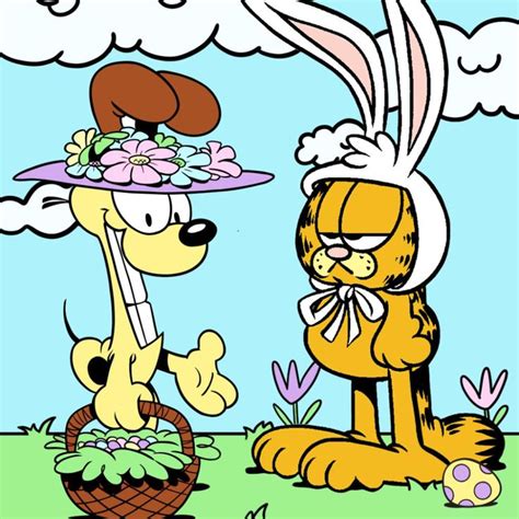 Garfield On X Garfield And Odie Garfield Cartoon Garfield