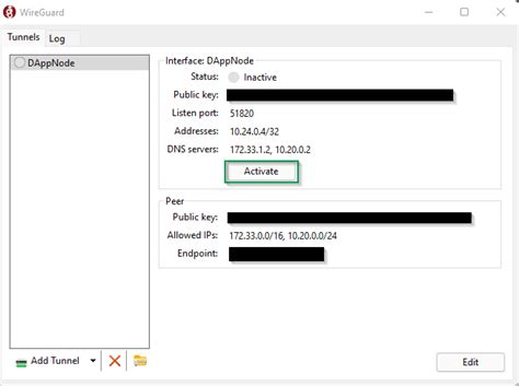 WireGuard Access To Dappnode Dappnode
