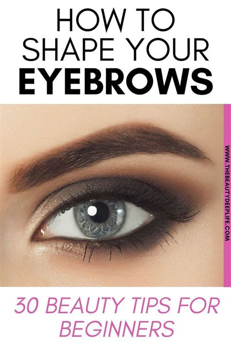 How To Shape Eyebrows For Beginners Artofit