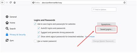 How To Delete Saved Passwords In Firefox