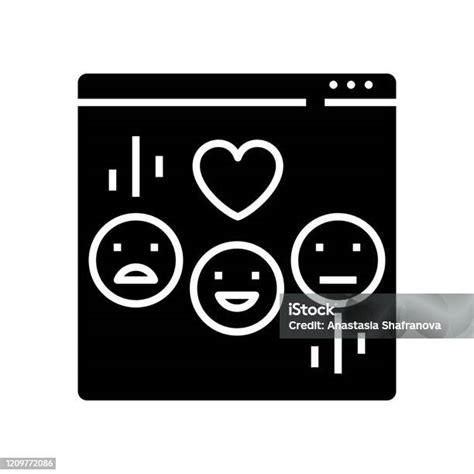 이모티콘 채팅 블랙 아이콘 컨셉 일러스트레이션 벡터 플랫 심볼 글리프 기호 3차원 형태에 대한 스톡 벡터 아트 및 기타 이미지