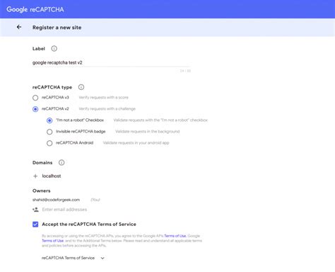Google ReCAPTCHA V Tutorial With Example Demo In PHP CodeForGeek