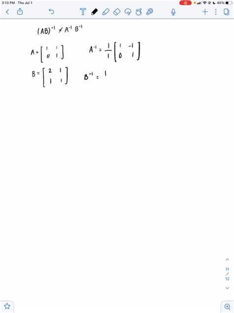 Solvedwork Each Problem Give An Example Of Two Matrices A And B