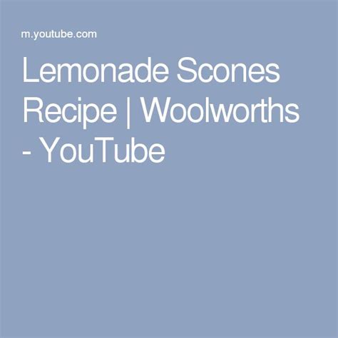 Lemonade Scones Recipe Woolworths Lemonade Scone Recipe Scone