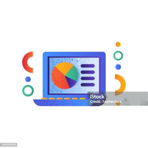 노트북 E러닝 교육 개념 학교는 흰색 바탕에 벡터 일러스트 레이 션 공급 개념과 주제에 대한 스톡 벡터 아트 및 기타 이미지 개념과 주제 개발 공부 Istock