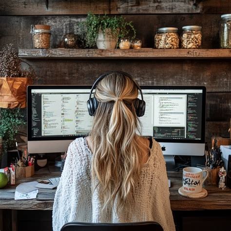 Free Focused Coding Session Image Download At Stockcake