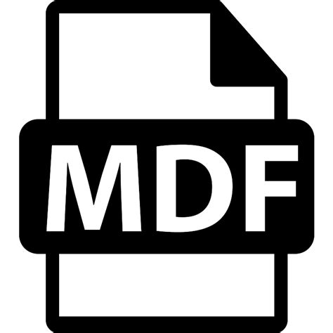 Mdf Icon Format Vector Svg Icon Svg Repo