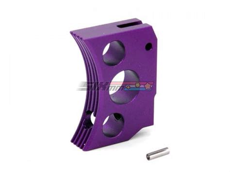 Aip Aluminum Trigger Type E For Marui Hi Capa Long Purple
