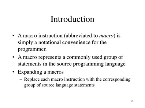 Ppt Chapter 4 Macro Processors Powerpoint Presentation Free Download Id4065705